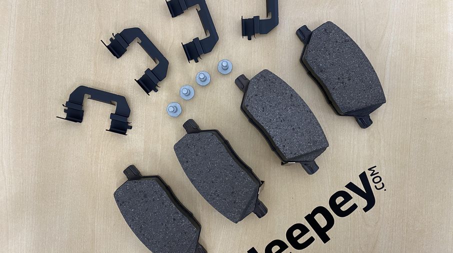 Brake Pad Kit Front (Mando) (52094174) | Jeepey - Jeep parts, spares ...