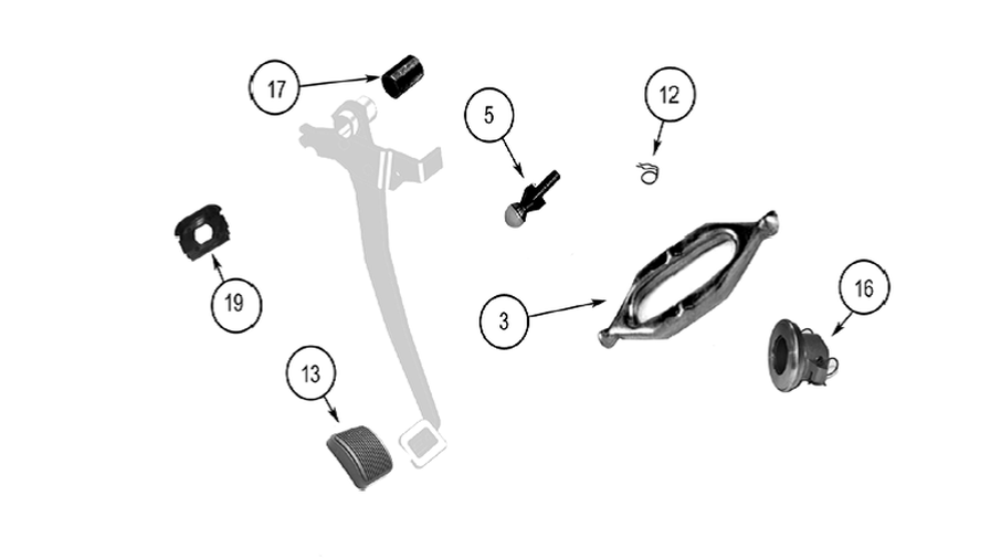 Clutch Release Pivot (52087542) | Jeepey - Jeep parts, spares and ...