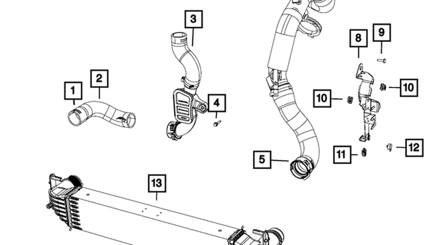 Hose Clamp, Outlet, Renegade (68095244AA) | Jeepey - Jeep parts, spares ...