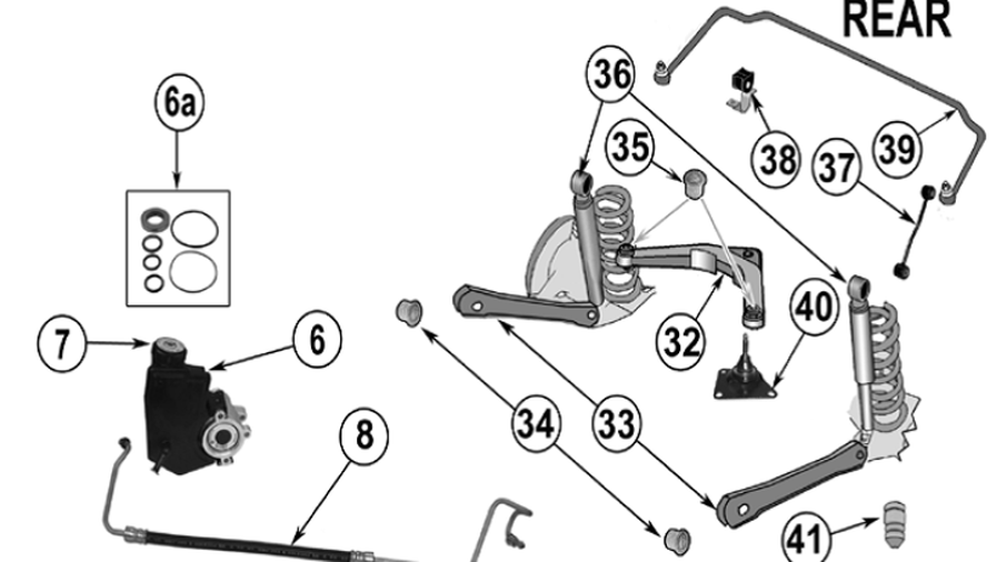 Rear Upper Spring Isolator, WJ (52088346AB) | Jeepey - Jeep parts ...