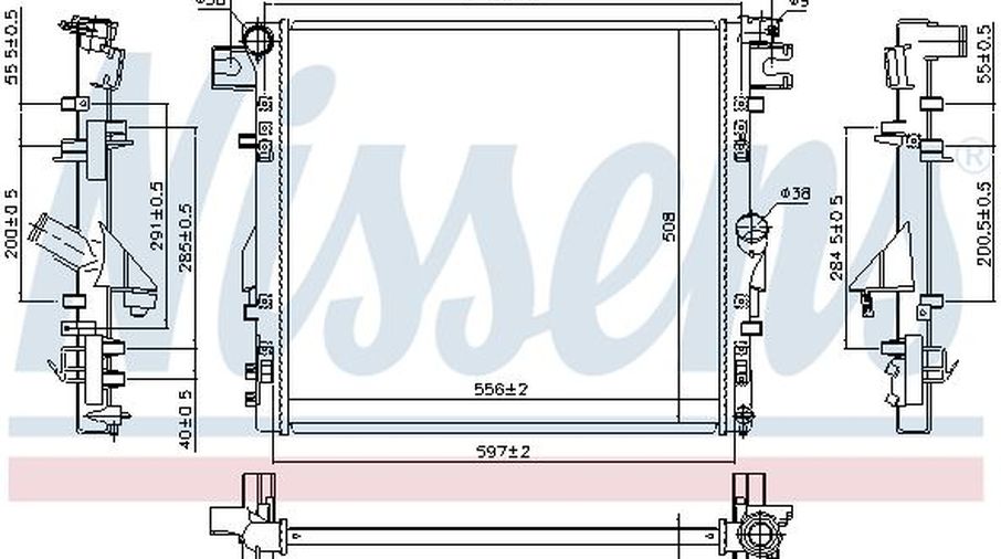 Radiator, Petrol, JK (68143886AA) | Jeepey - Jeep parts, spares and ...