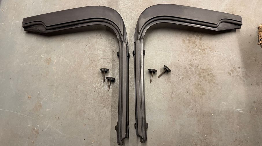 USED - Factory Soft Top Door Surround Kit, TJ (55175859 / 55175858 ...