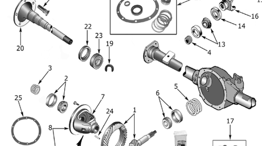 Axle Shaft Outer Seal (4856336) | Jeepey - Jeep parts, spares and ...