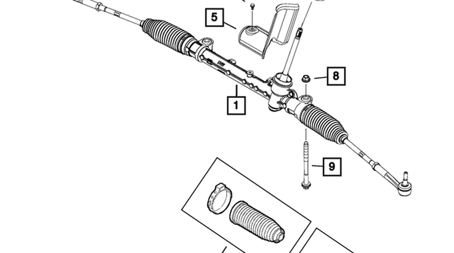 Tie Rod End (Right Outer) (68275052AA) | Jeepey - Jeep parts, spares ...
