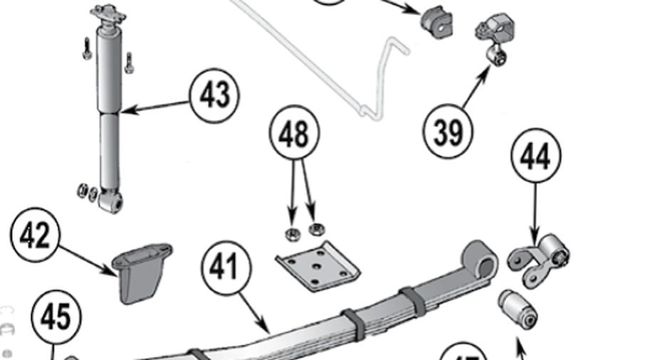 Flanged Hex Nut (U Bolt and Suspension) (6502697) | Jeepey - Jeep parts ...